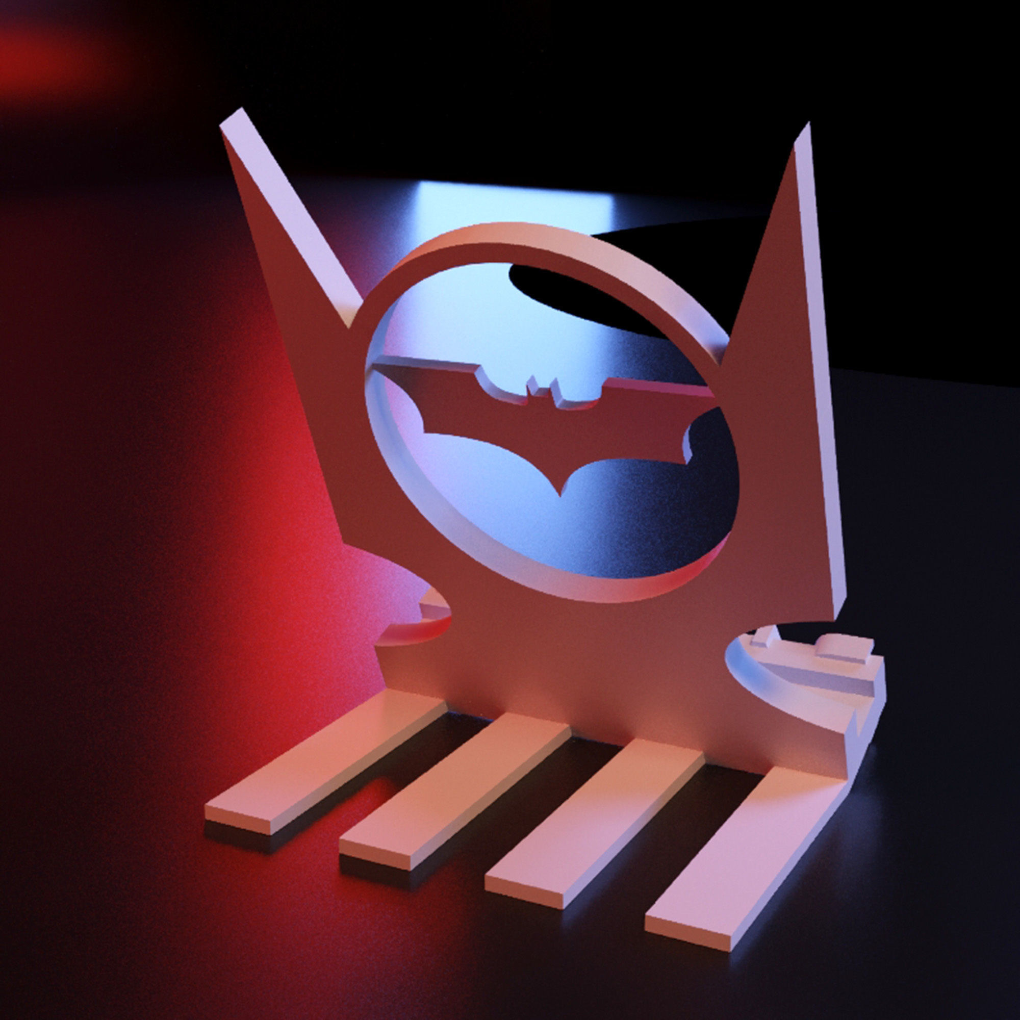 Batman stand stl 3D model 3D printable | CGTrader