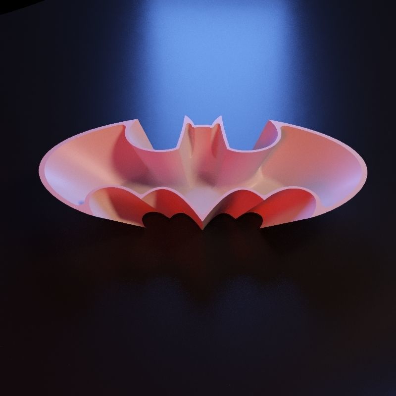 Batman Candy bowl stl 3D model 3D printable | CGTrader