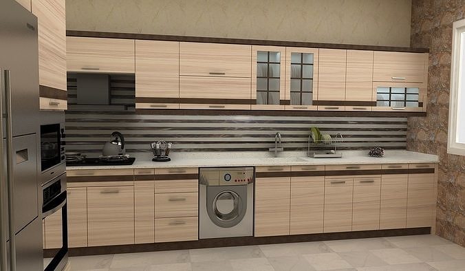 kitchen fs 3D model | CGTrader