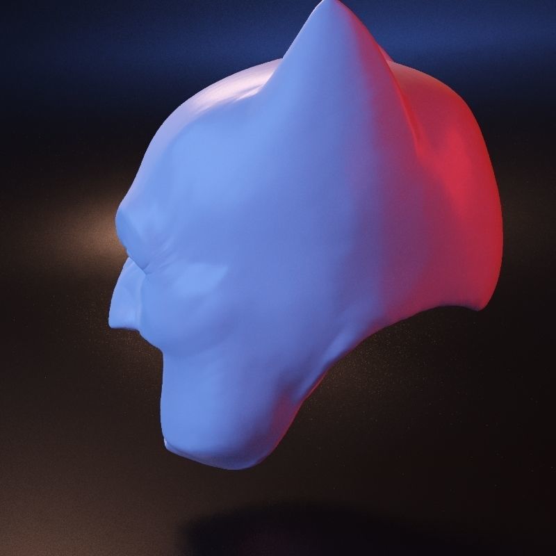 Batman mask stl 3D model 3D printable | CGTrader