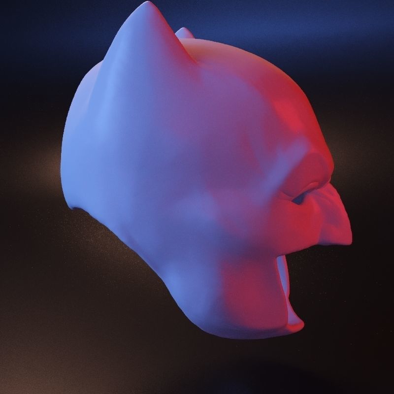 Batman mask stl 3D model 3D printable | CGTrader