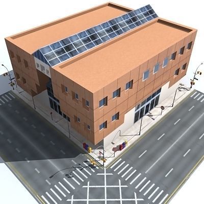 3D model Low Poly Block 04 VR / AR / low-poly | CGTrader