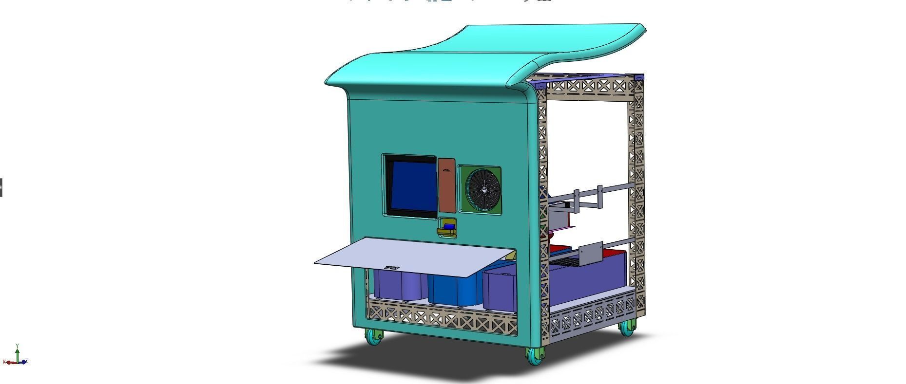 Recycling Machine For glass and plastic and aluminum cans 3D model ...