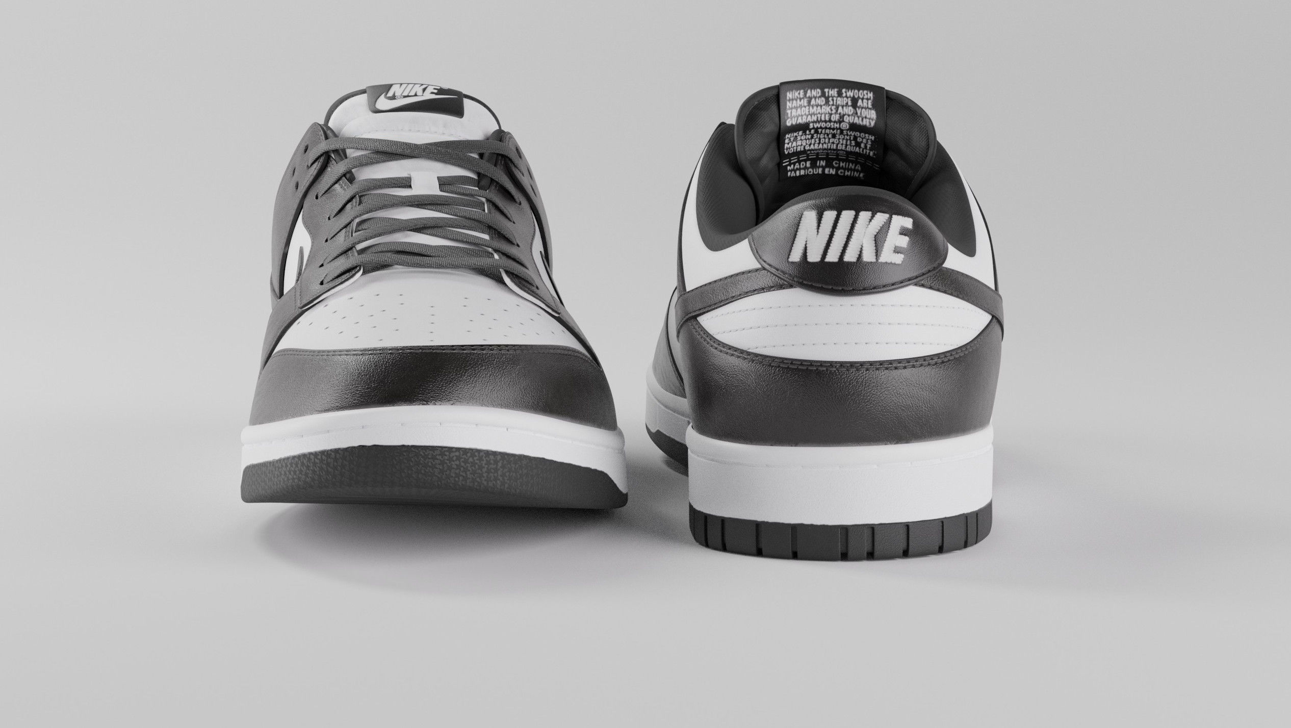 3D model Nike Dunk Low Panda VR / AR / low-poly | CGTrader