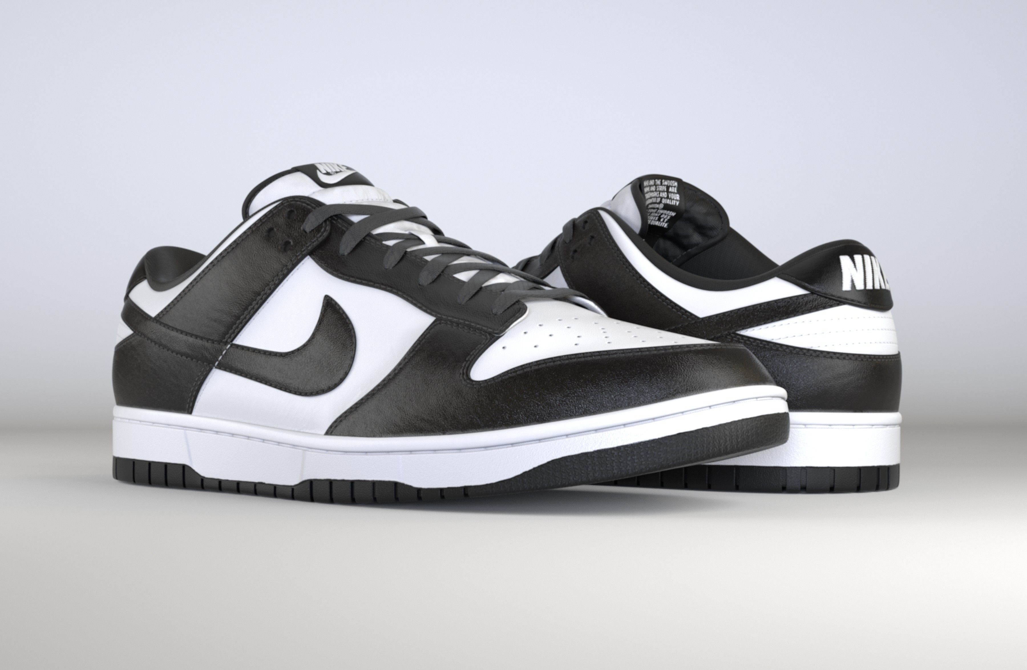 3D model Nike Dunk Low Panda VR / AR / low-poly | CGTrader