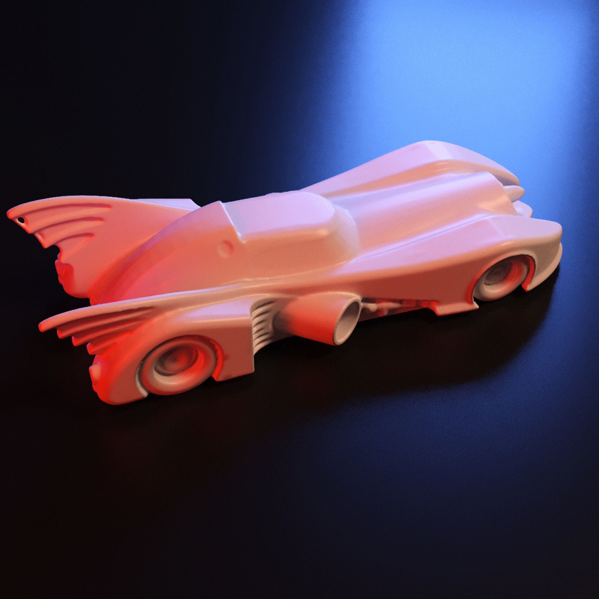 Batman Car stl 3D model 3D printable | CGTrader