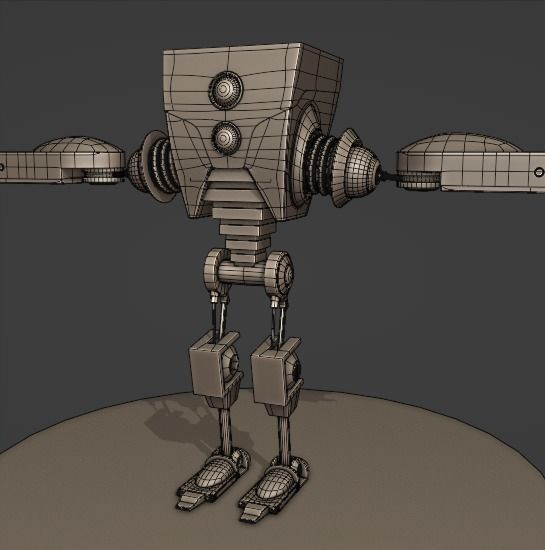 Stylized Robot Character 3D model | CGTrader