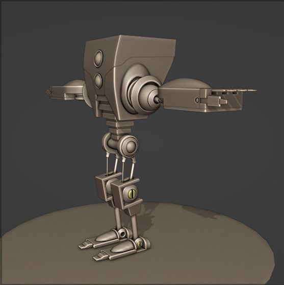Stylized Robot Character 3D model | CGTrader