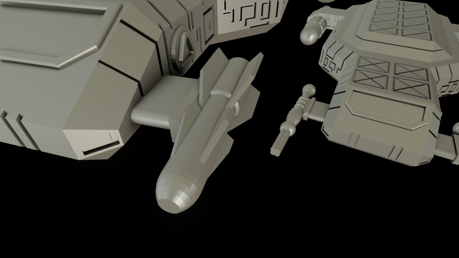 XCOM Avenger 3D Model free 3D model 3D printable | CGTrader