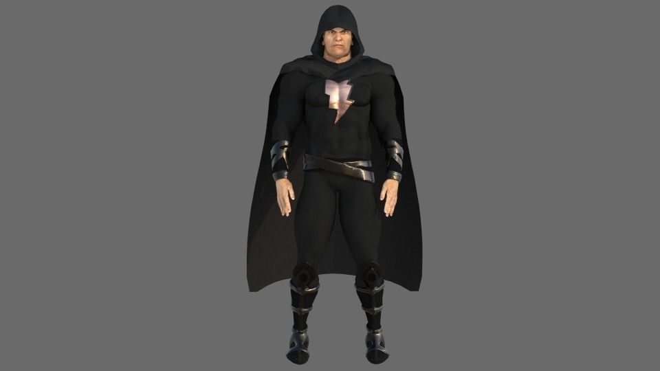 Black Adam model 3D model | CGTrader