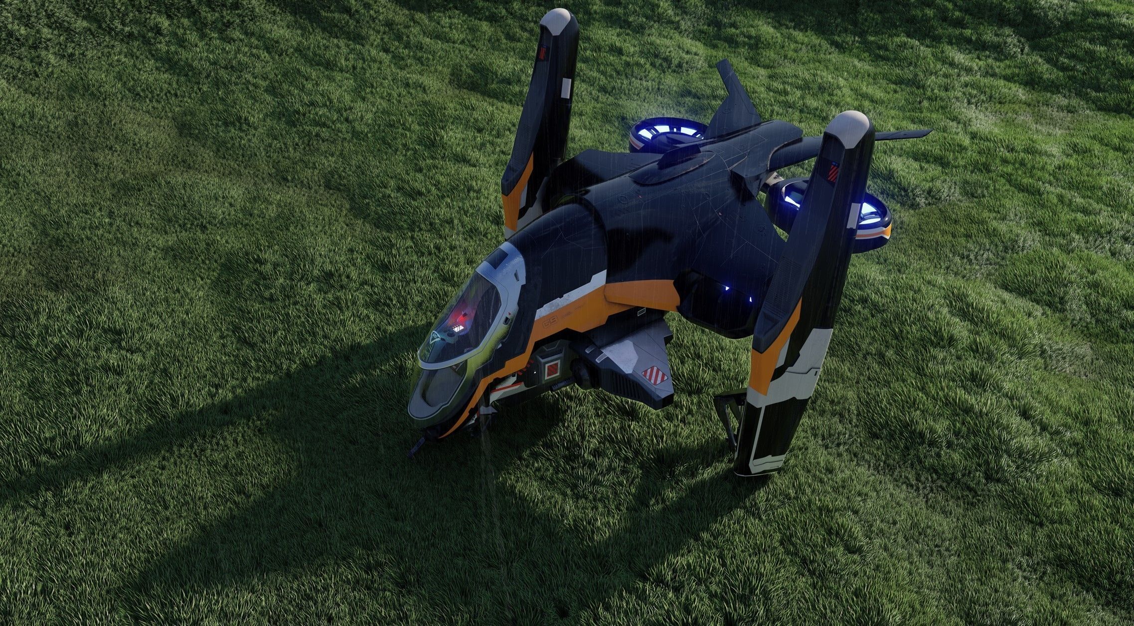 Sci-Fi Light Gunship G9 3D model | CGTrader