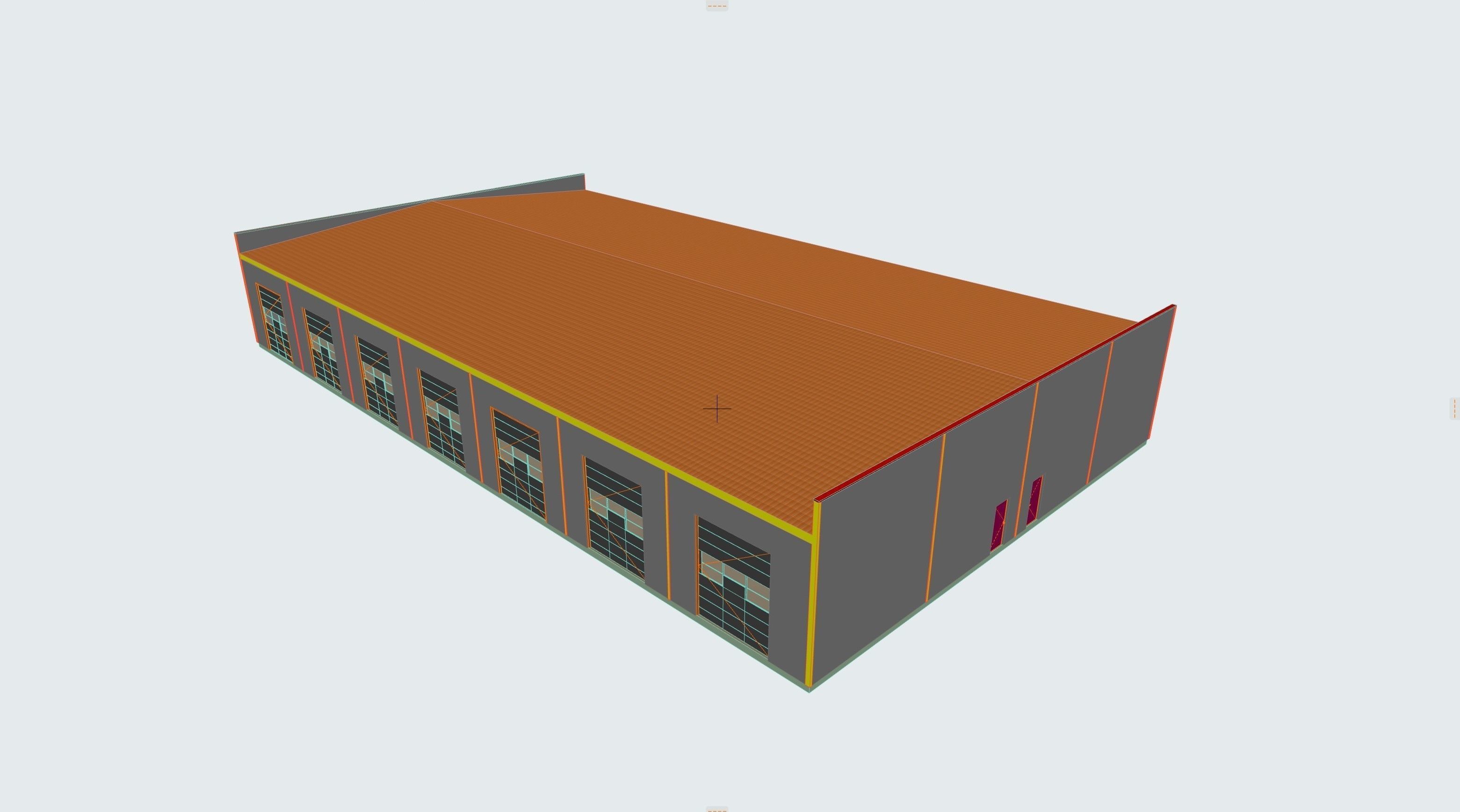 Warehouse model 2 different sizes - archicad skp and more 3D model ...