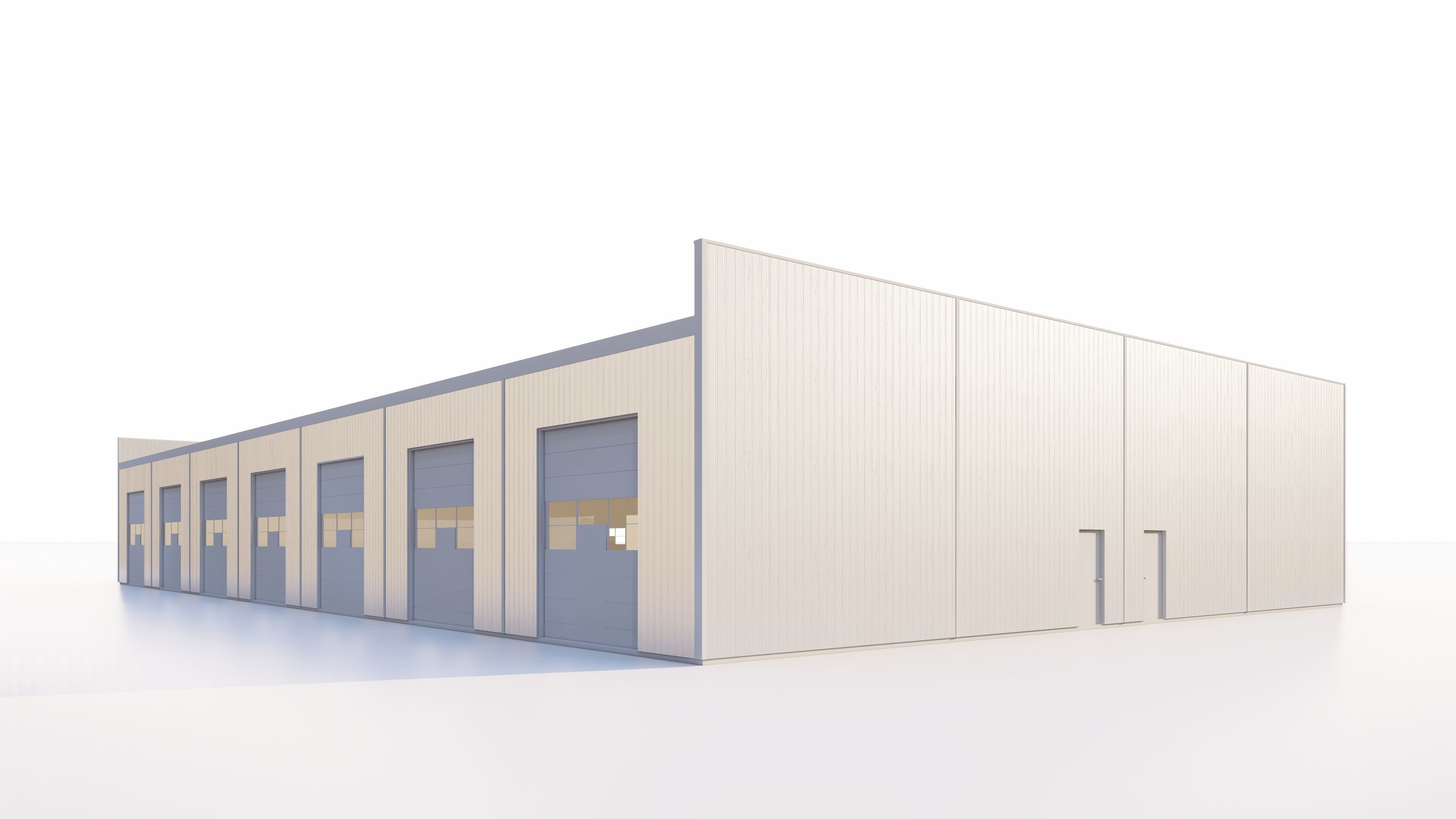 Warehouse model 2 different sizes - archicad skp and more 3D model ...