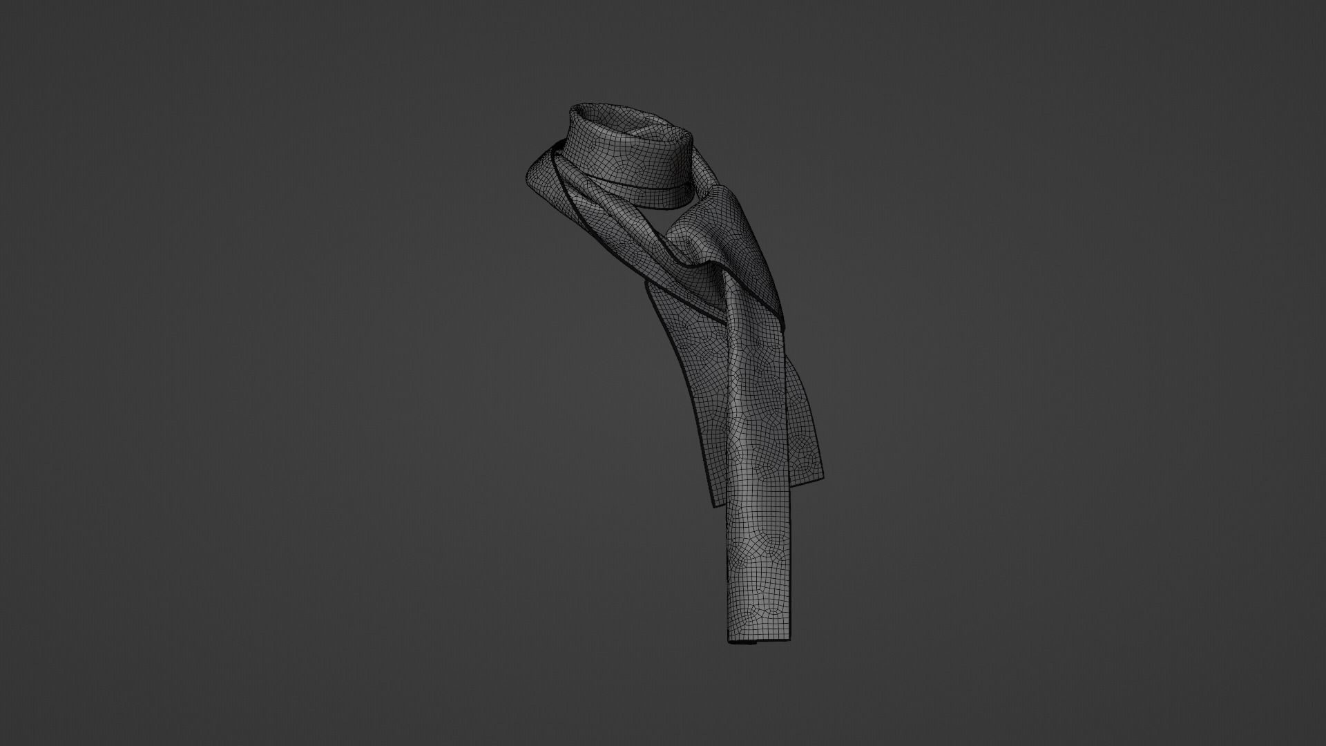 Women Scarf free 3D model | CGTrader