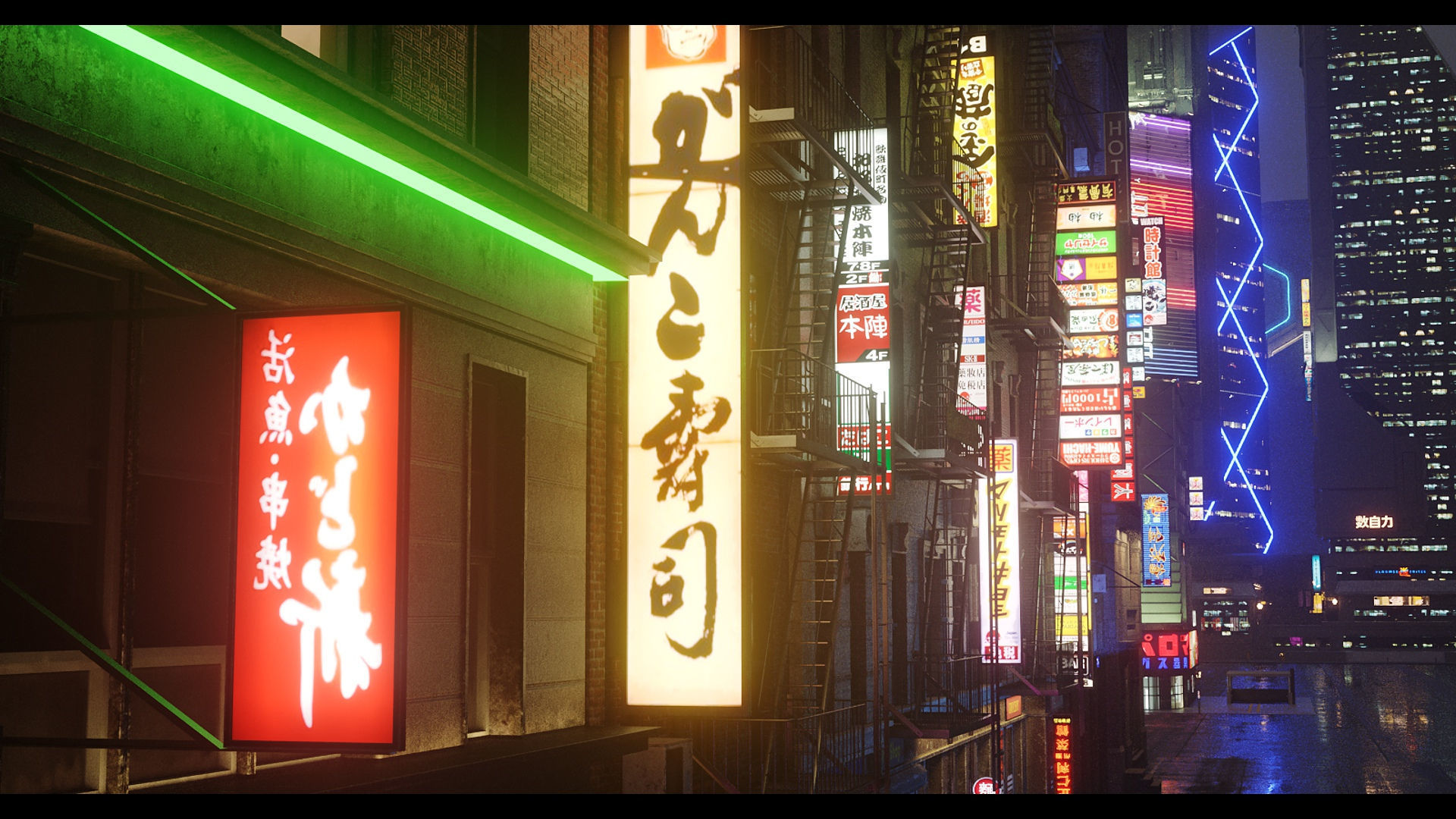 Tokyo Street model 3D model | CGTrader