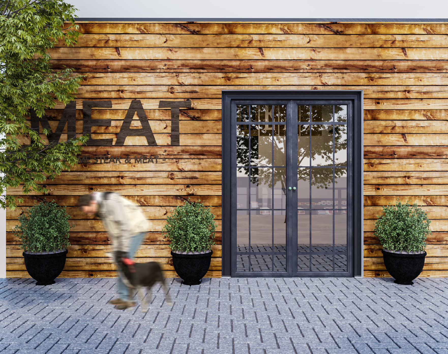 3D model butcher meat store design VR / AR / low-poly | CGTrader