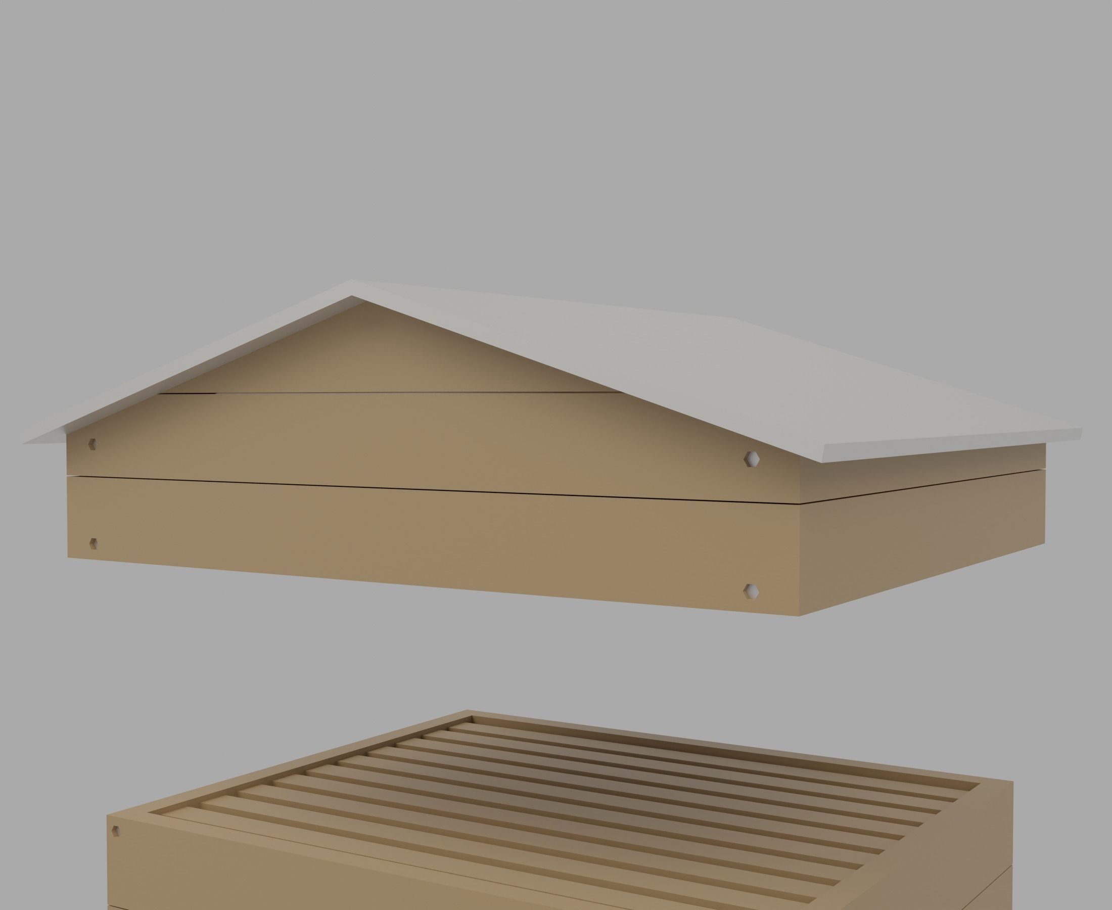 3D model Beehive bee hive VR / AR / low-poly | CGTrader