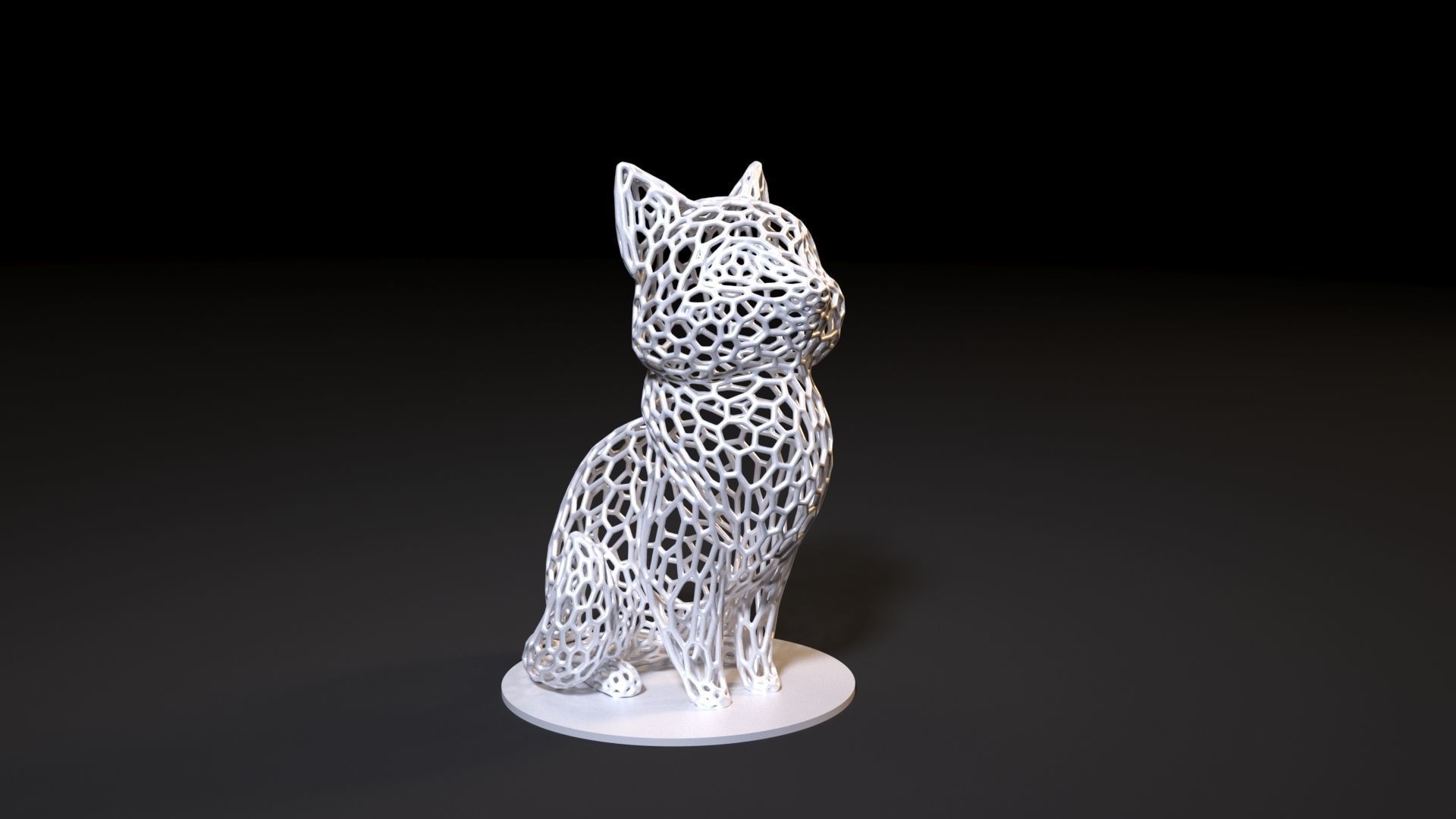 Cat decor free 3D model 3D printable | CGTrader