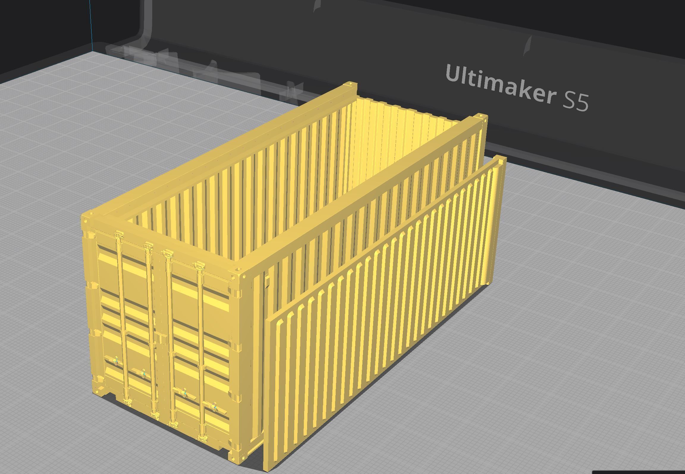 Shipping container 20DV printable 3D model 3D printable | CGTrader