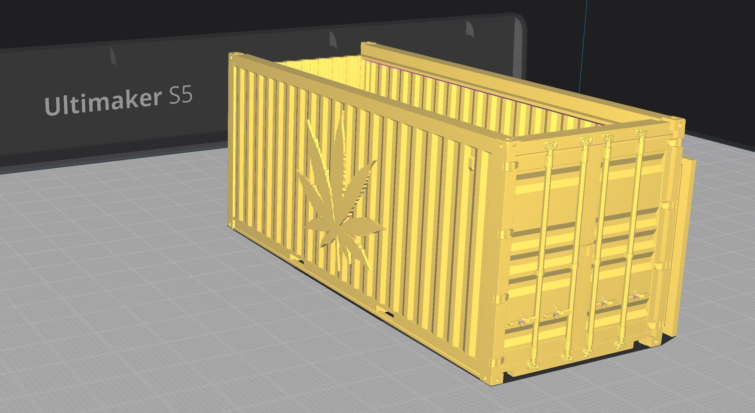 Shipping container 20DV printable 3D model 3D printable | CGTrader