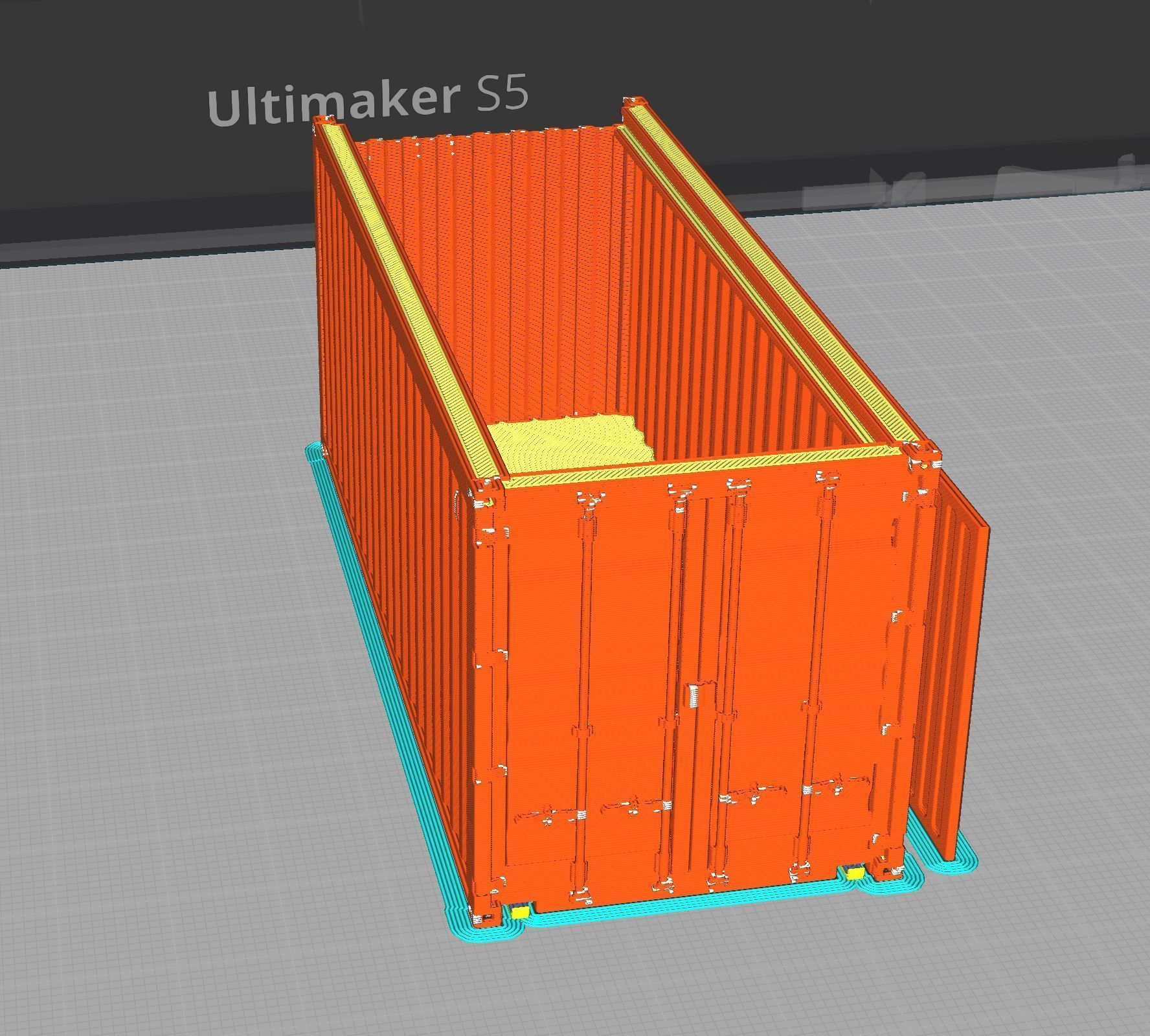 Shipping container 20DV printable 3D model 3D printable | CGTrader