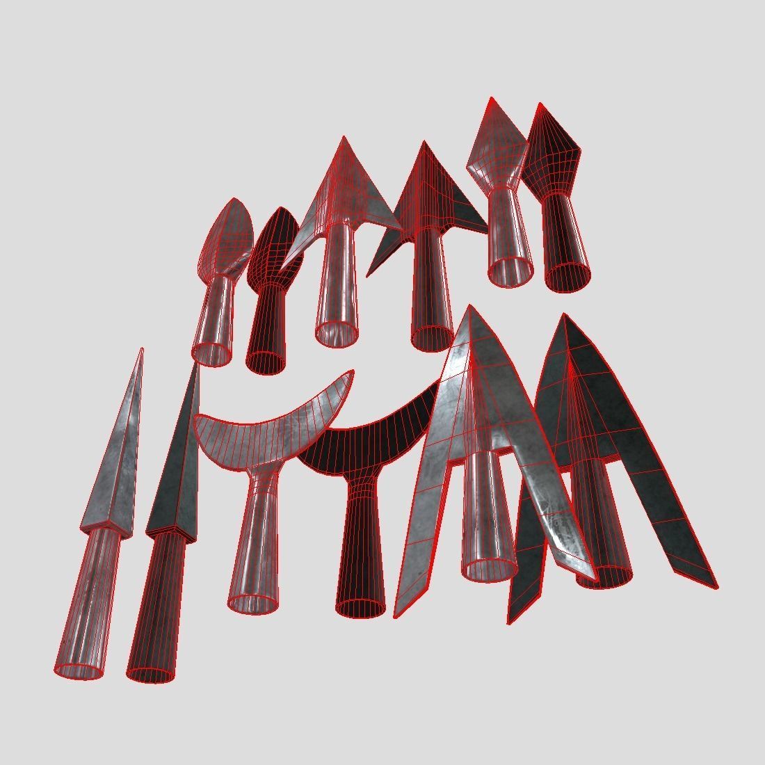3D model Arrowhead Pack VR / AR / low-poly | CGTrader