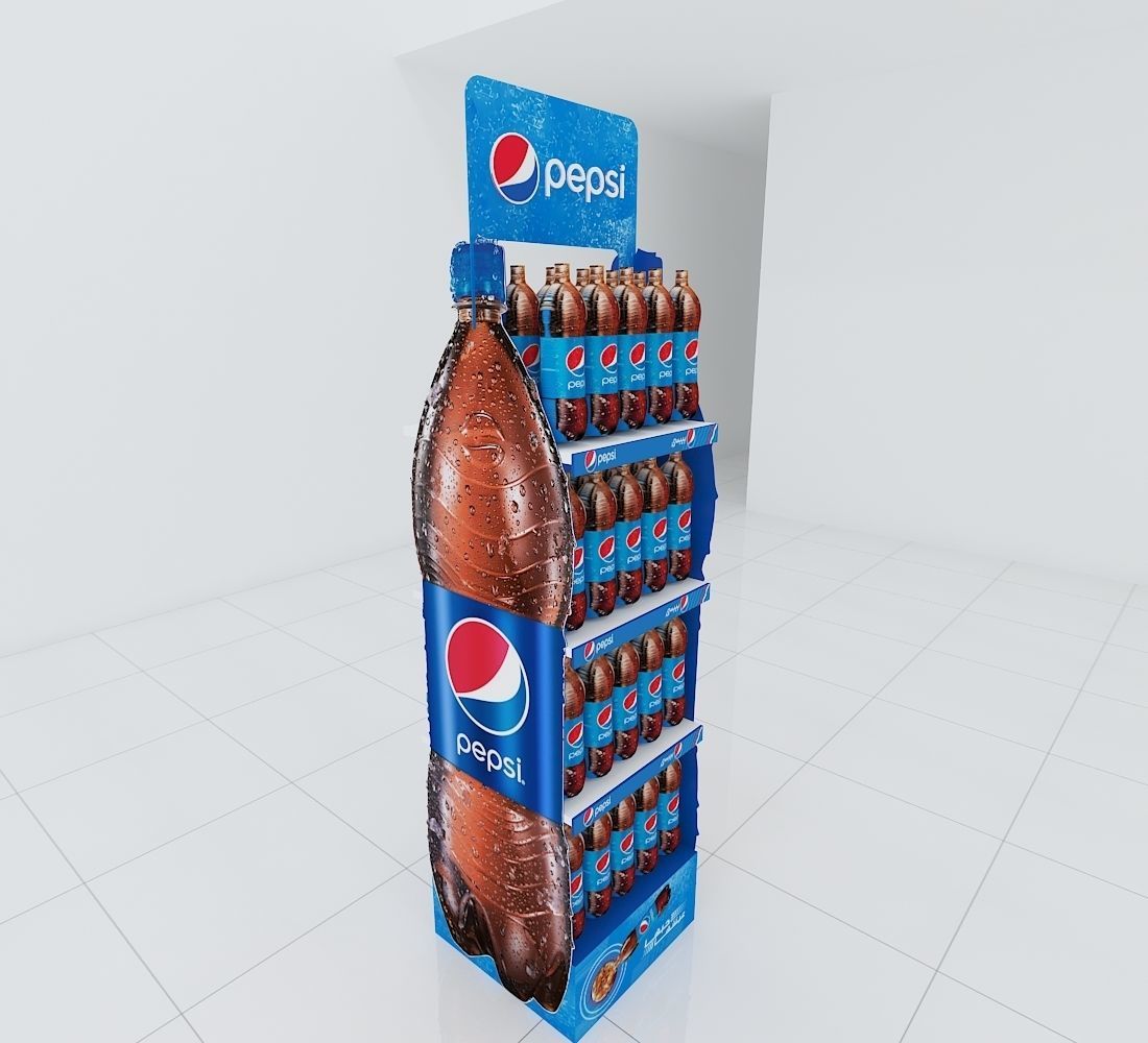 3D model PEPSI STAND IU765 VR / AR / low-poly | CGTrader