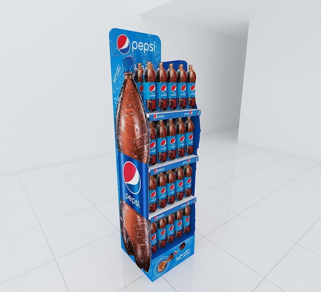 3D model PEPSI STAND IU765 VR / AR / low-poly | CGTrader