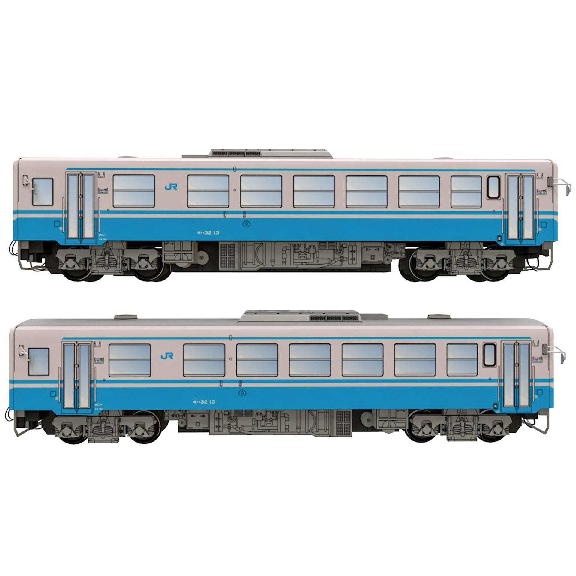 JR Shikoku Japanese Train 32 Kiha Diesel Locomotive 3D model | CGTrader
