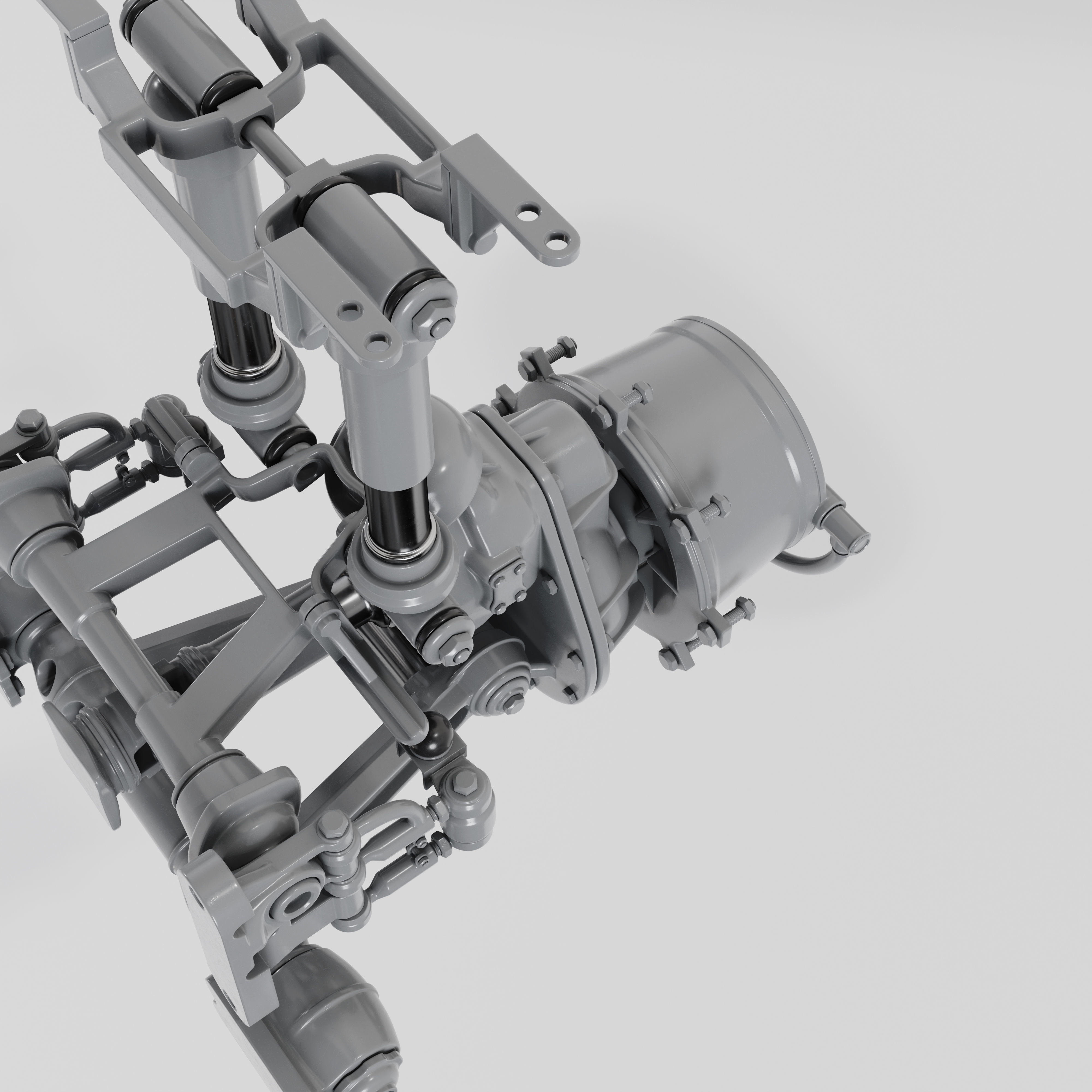 BTR and APC Suspension with Wheel 3D model | CGTrader