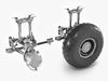 BTR and APC Suspension with Wheel 3D model | CGTrader