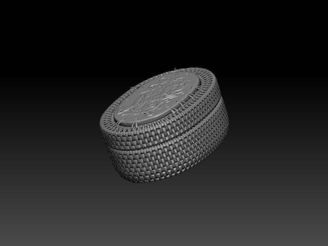 3d container model silver jewelry box 3D model | CGTrader