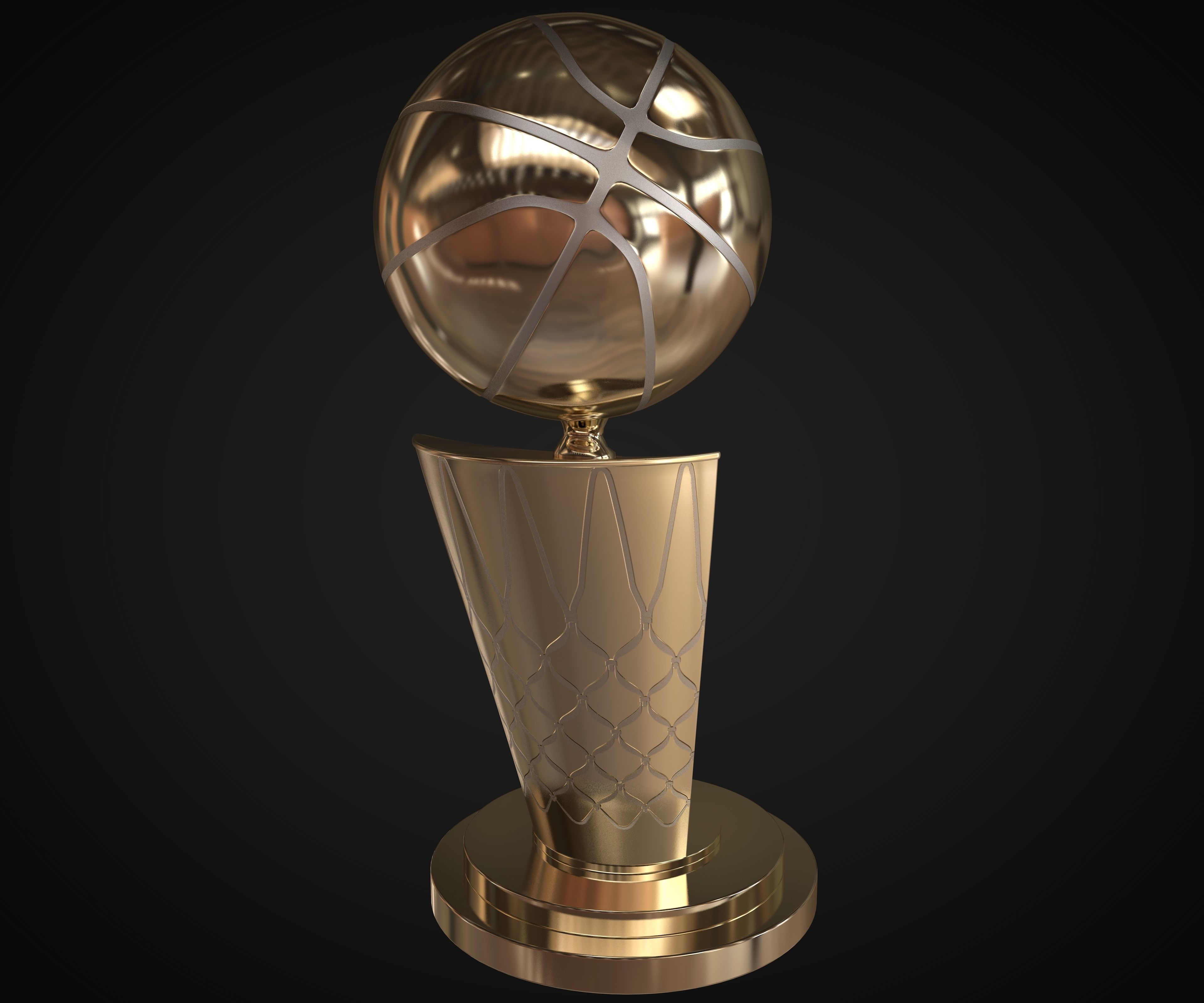 Larry OBrien NBA Championship Trophy 2022 3D model | CGTrader