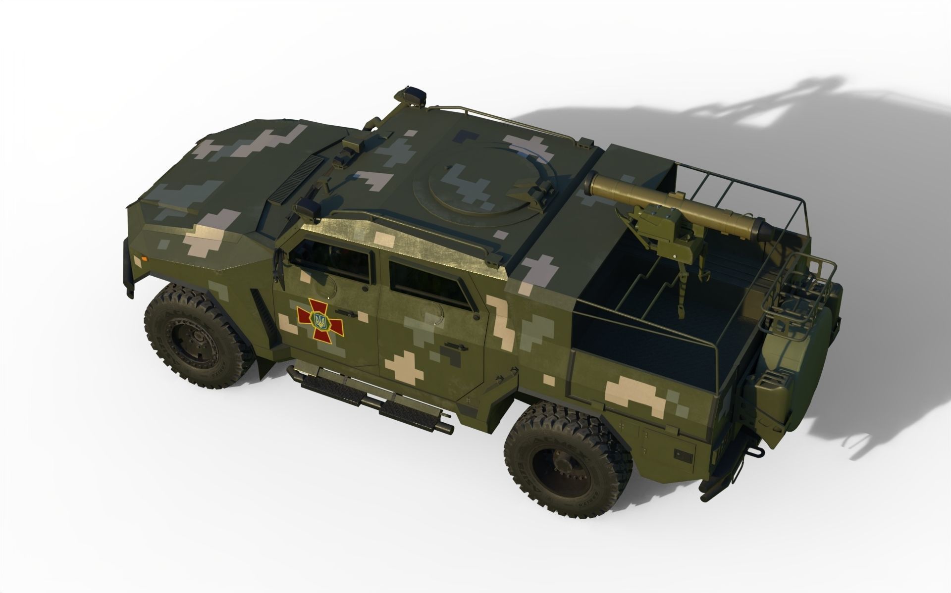 Novator light armored vehicle Stugna P 3D model | CGTrader