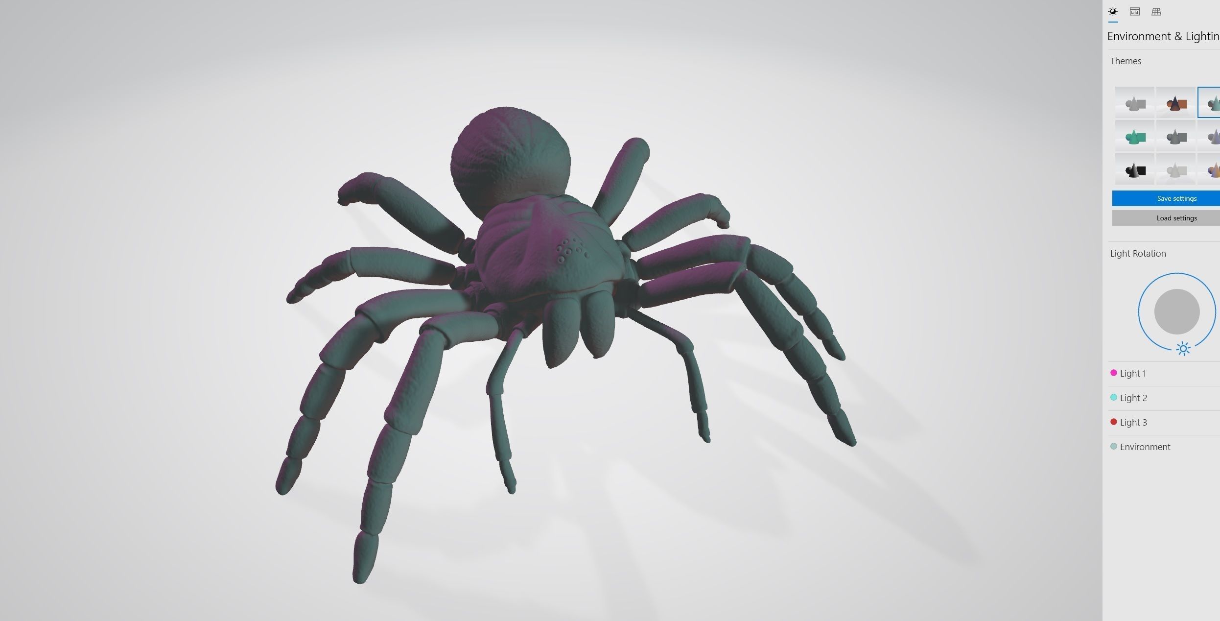 Spider stl 3D model 3D printable | CGTrader