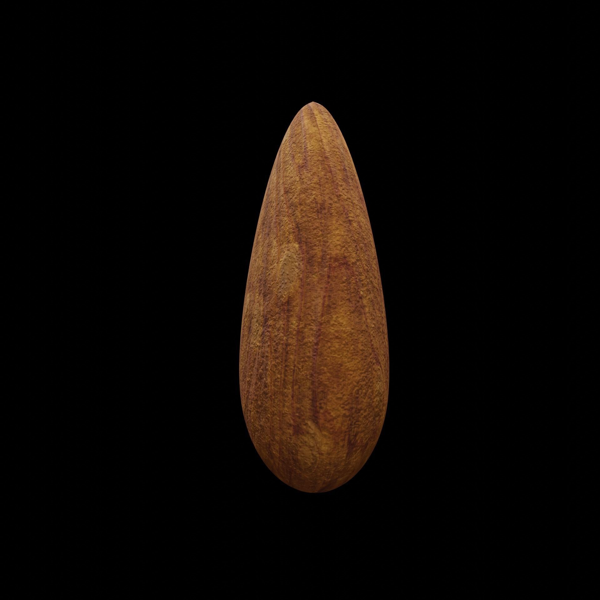 Photorealistic Almond 3D 3D model | CGTrader