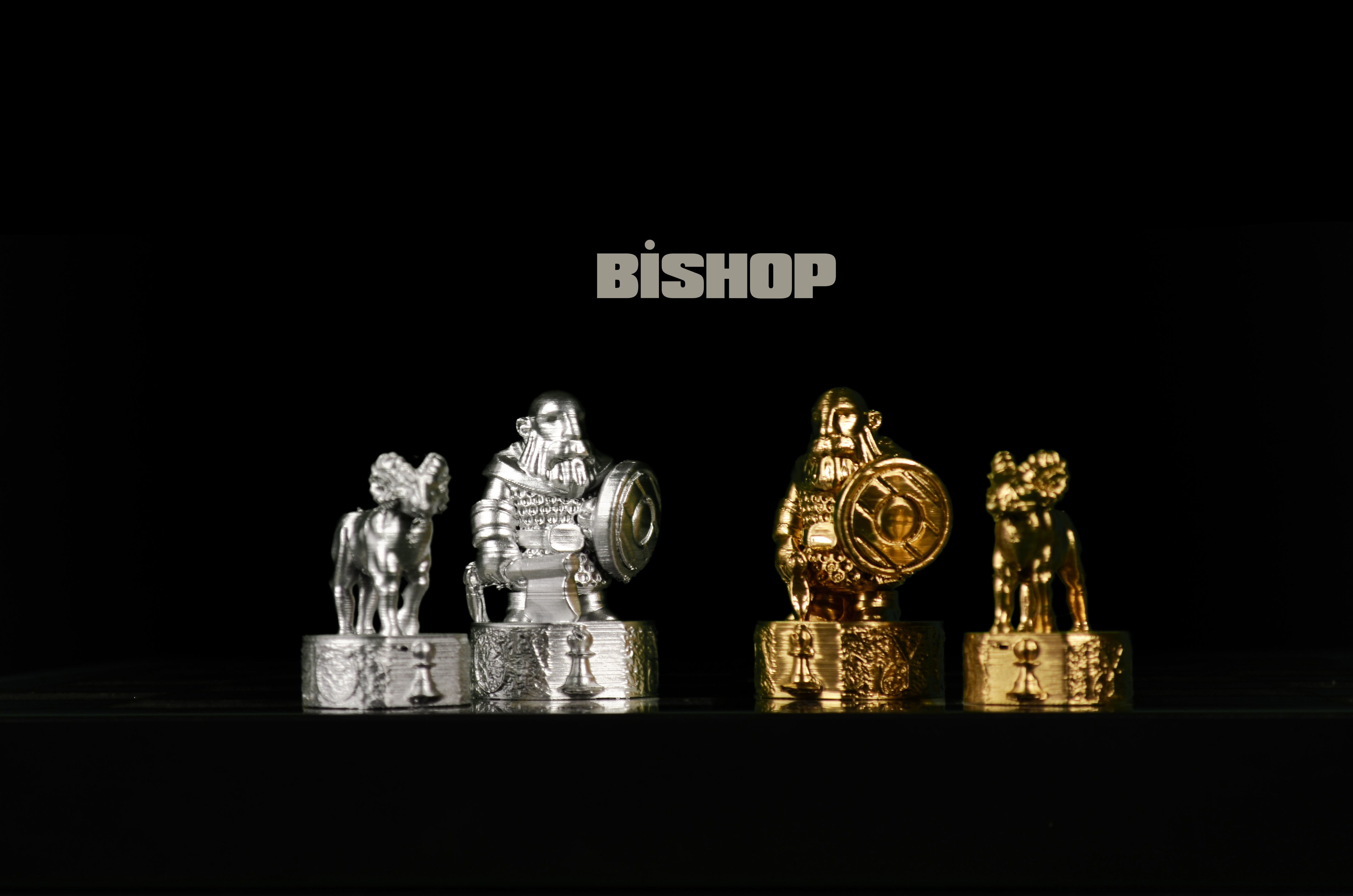 Dwarf Chess Set-Medieval Dwarfs Chess Set 3D model 3D printable | CGTrader