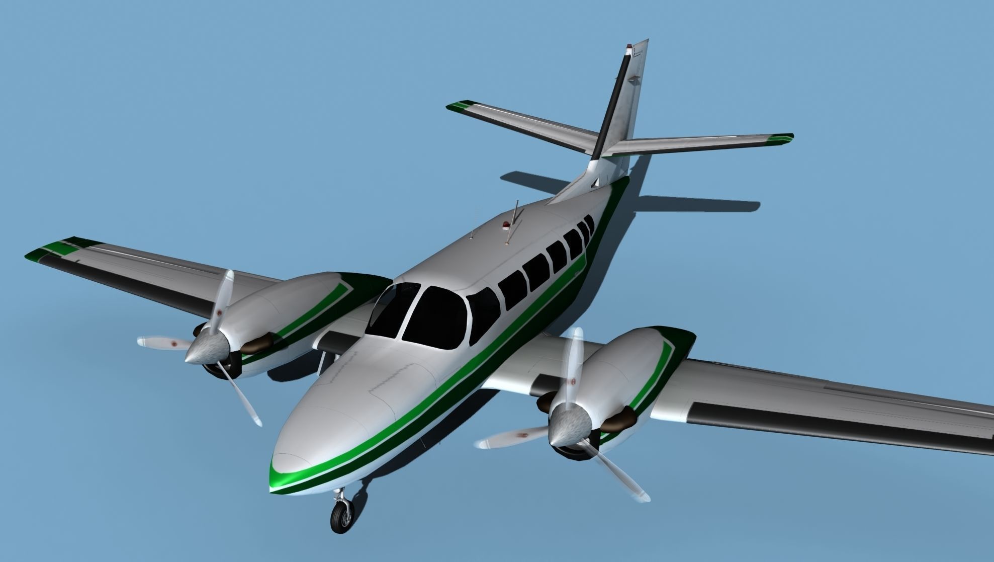 Cessna F406 Caravan II V06 3D model rigged | CGTrader