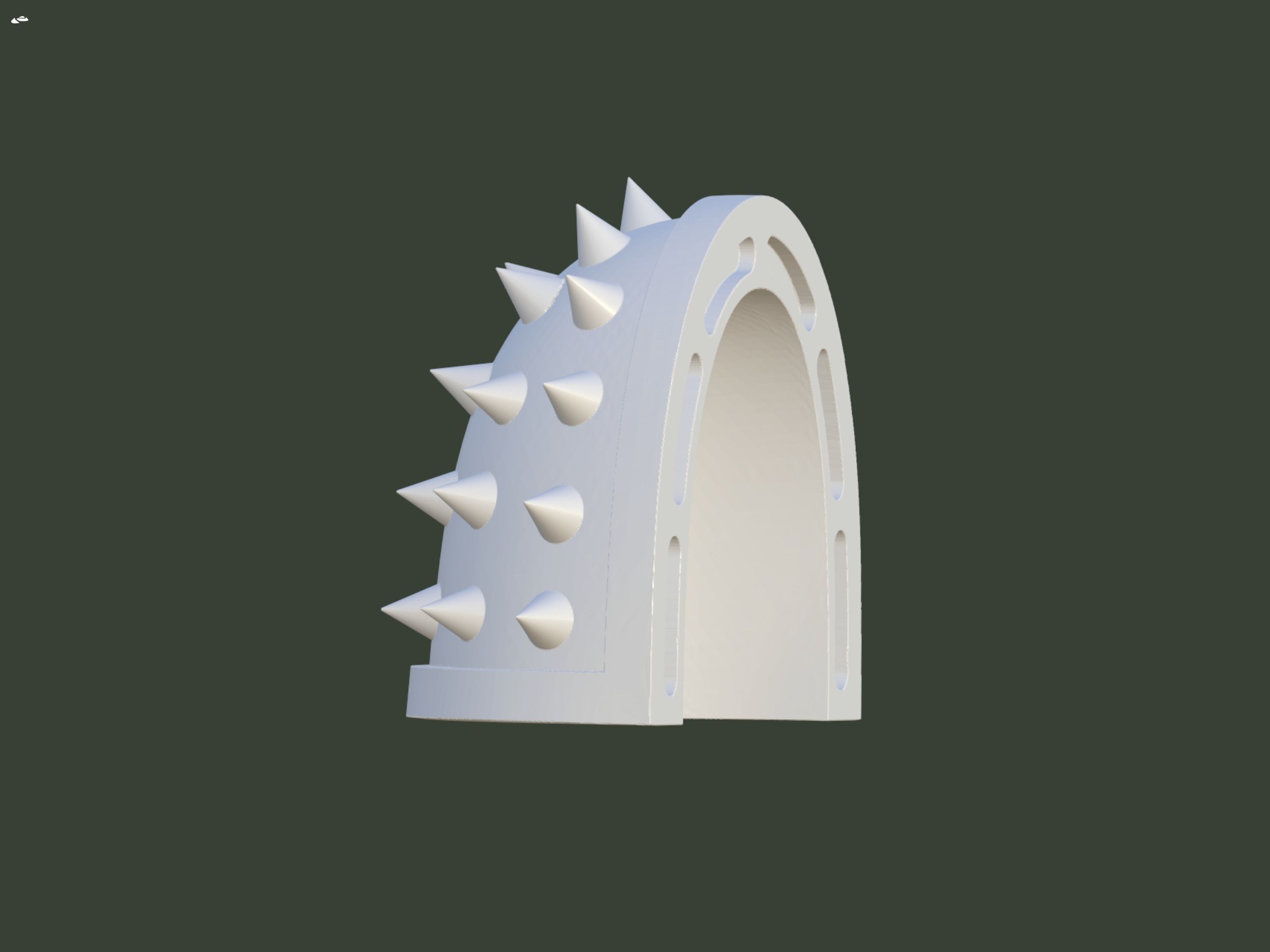 40k space marine spike pauldron free 3D model 3D printable | CGTrader