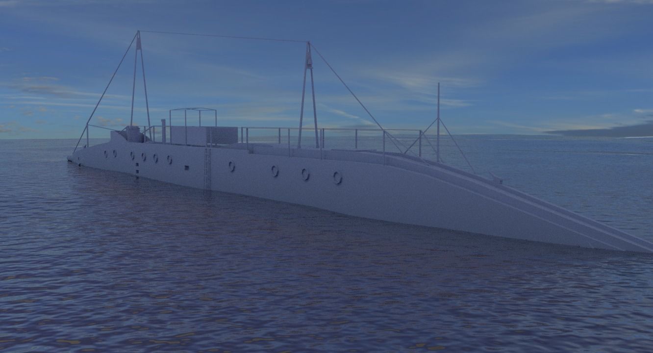 3D model USS O-12 Nautilus 1931 VR / AR / low-poly | CGTrader
