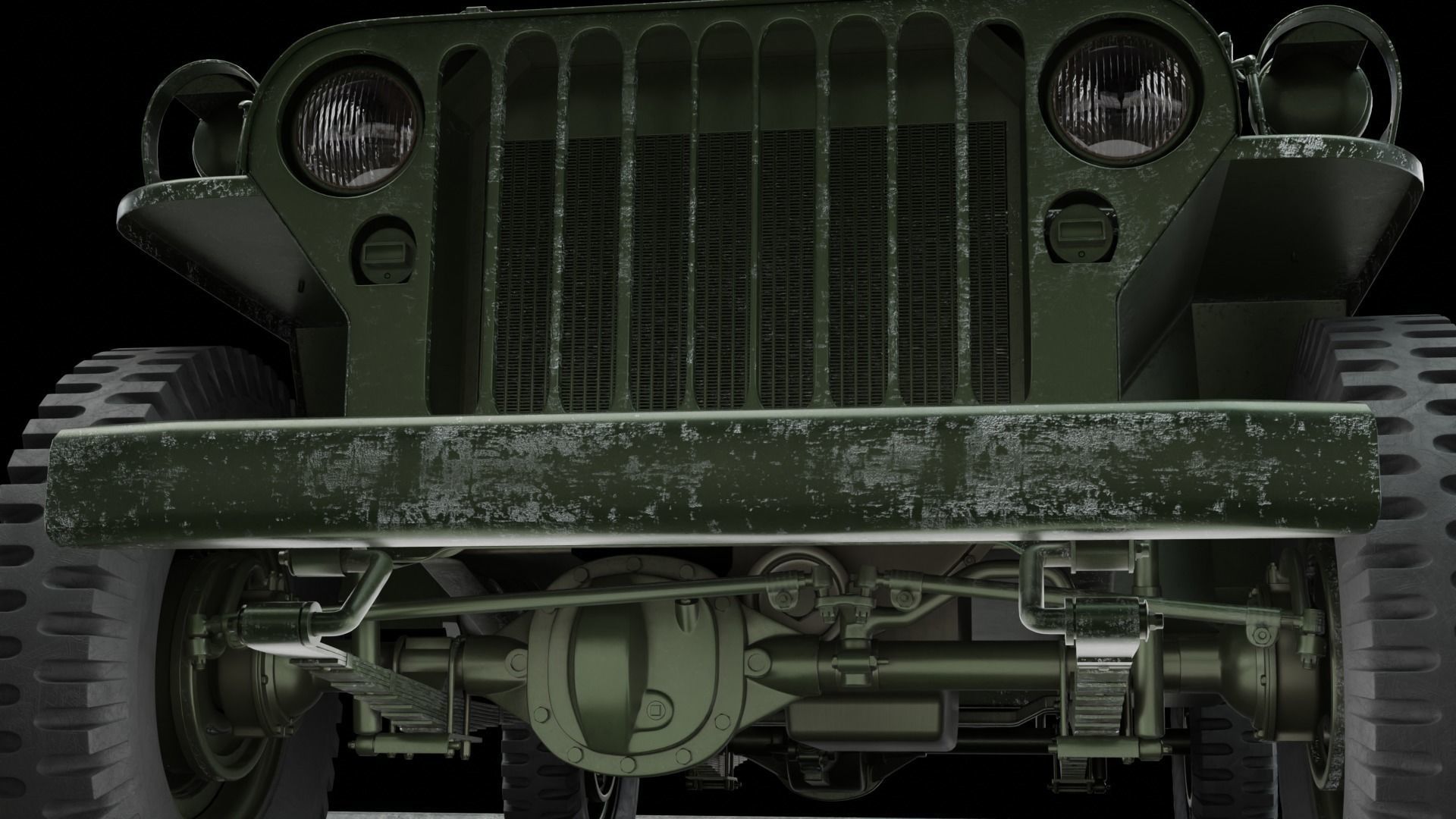 Jeep Willys 1942 3D model | CGTrader