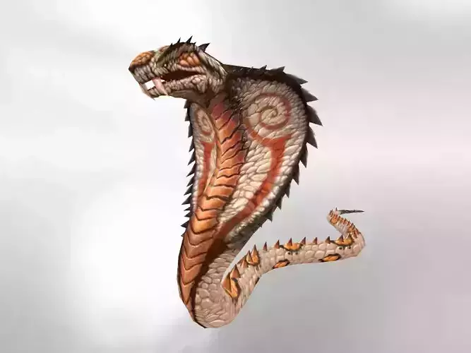 King Cobra Low Poly free VR / AR / low-poly 3D model | CGTrader