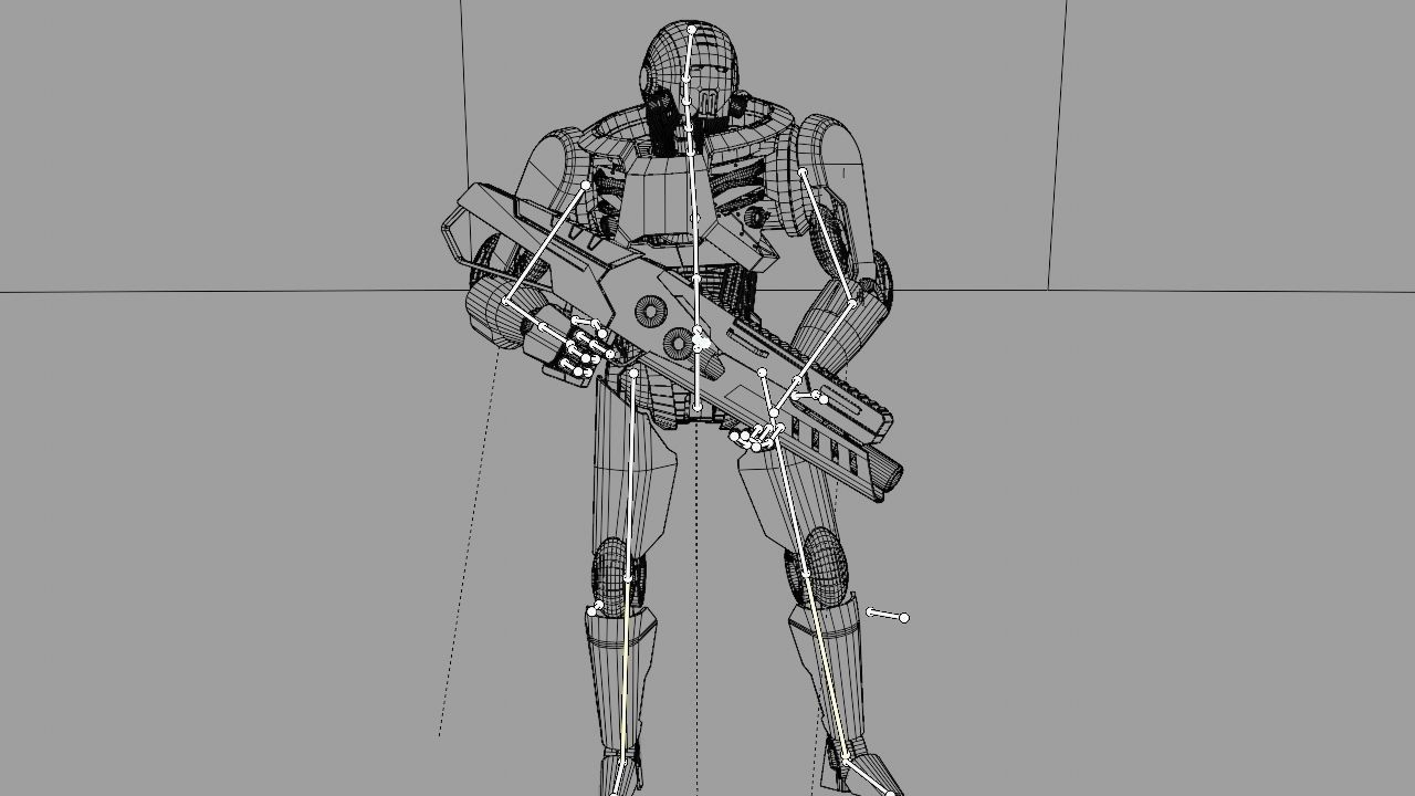 Android Soldier rigged character 3D model rigged | CGTrader