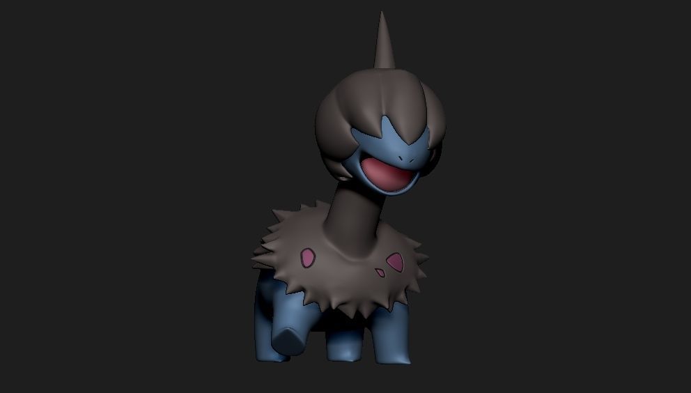 Pokemon - Deino Zweilous and Hydreigon with 2 poses 3D model 3D ...