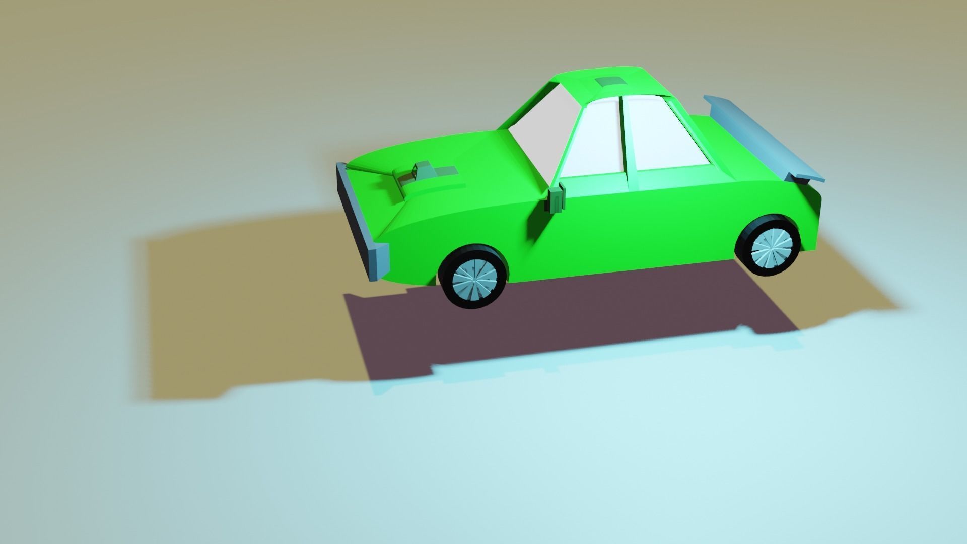 3D model Low Poly Cars made with blender VR / AR / low-poly | CGTrader