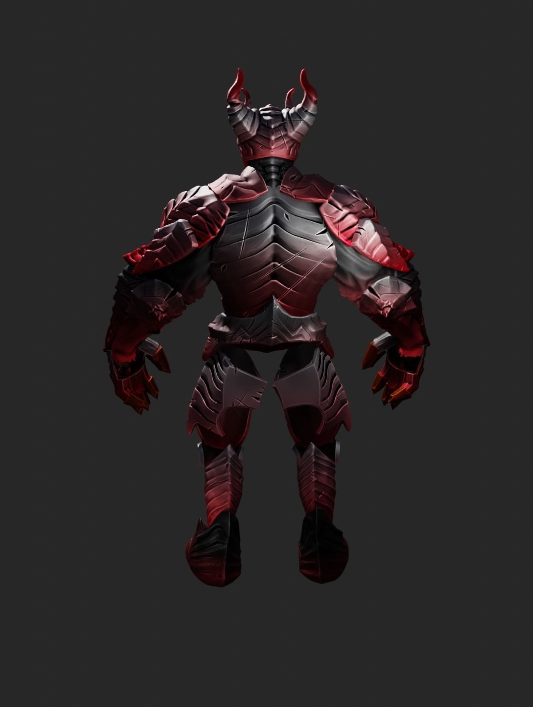 Dark fantasy armor sculpt 3D model | CGTrader