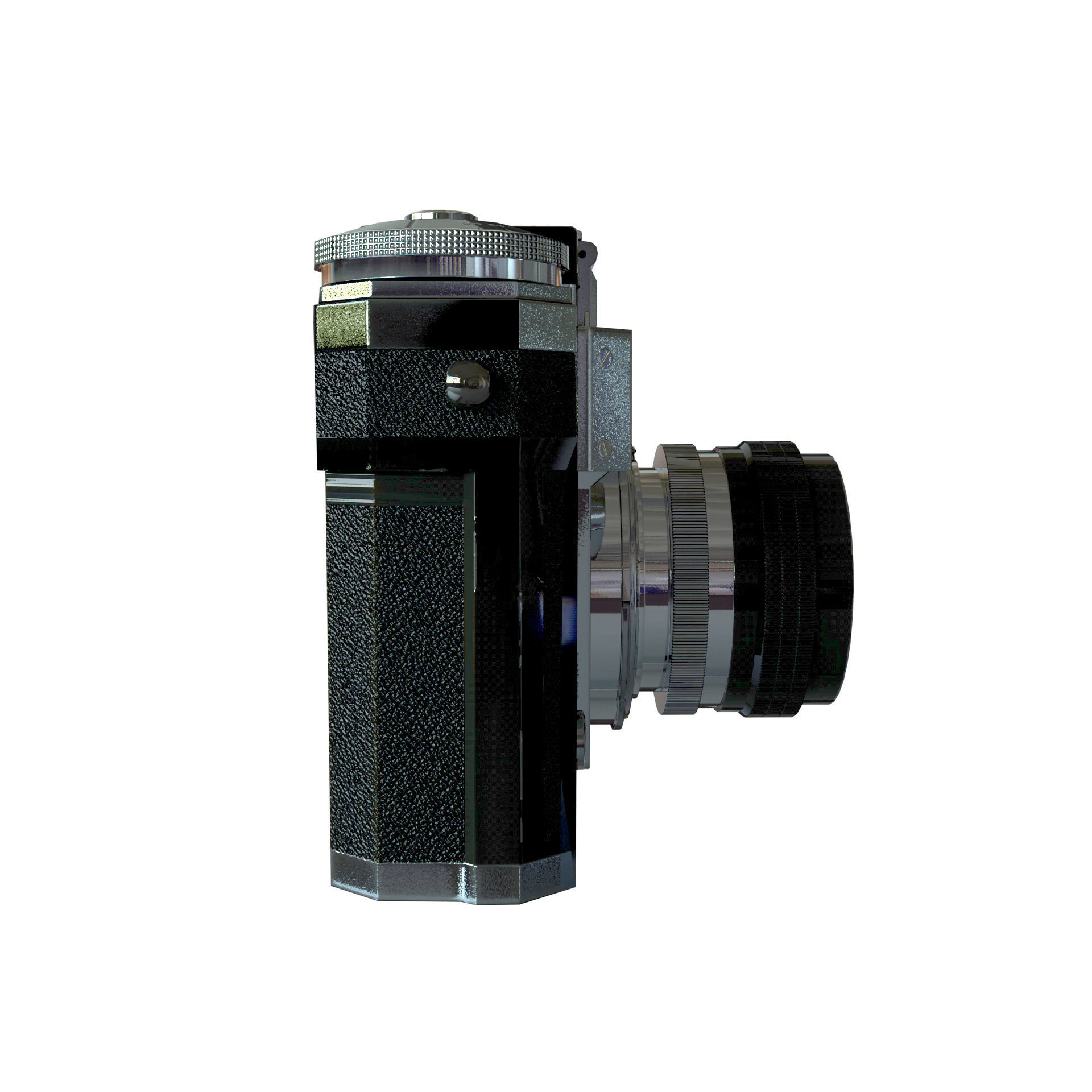 3D model Kiev Camera 4M 1977-1987 Low Poly VR / AR / low-poly | CGTrader