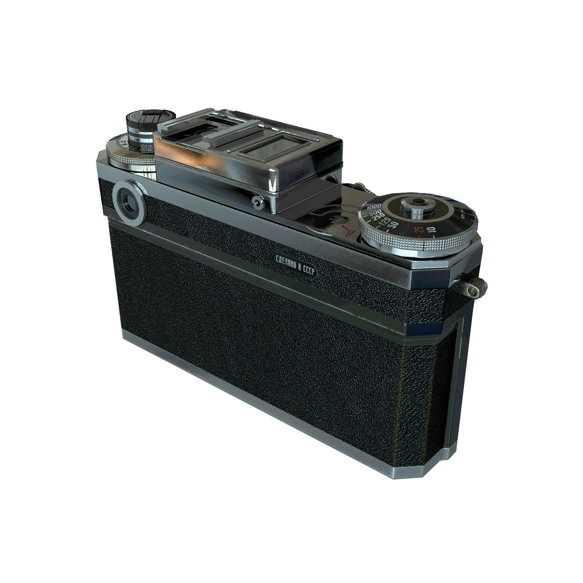 3D model Kiev Camera 4M 1977-1987 Low Poly VR / AR / low-poly | CGTrader