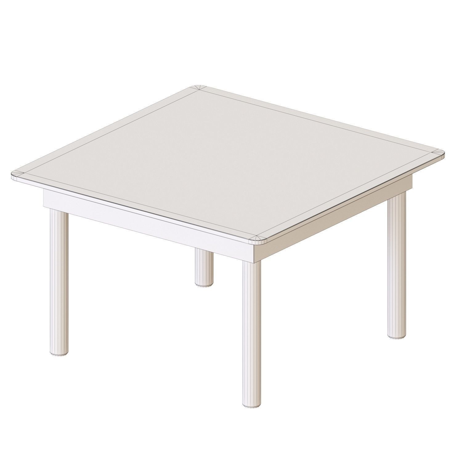 HAY KOFI TABLE 01 3D model | CGTrader