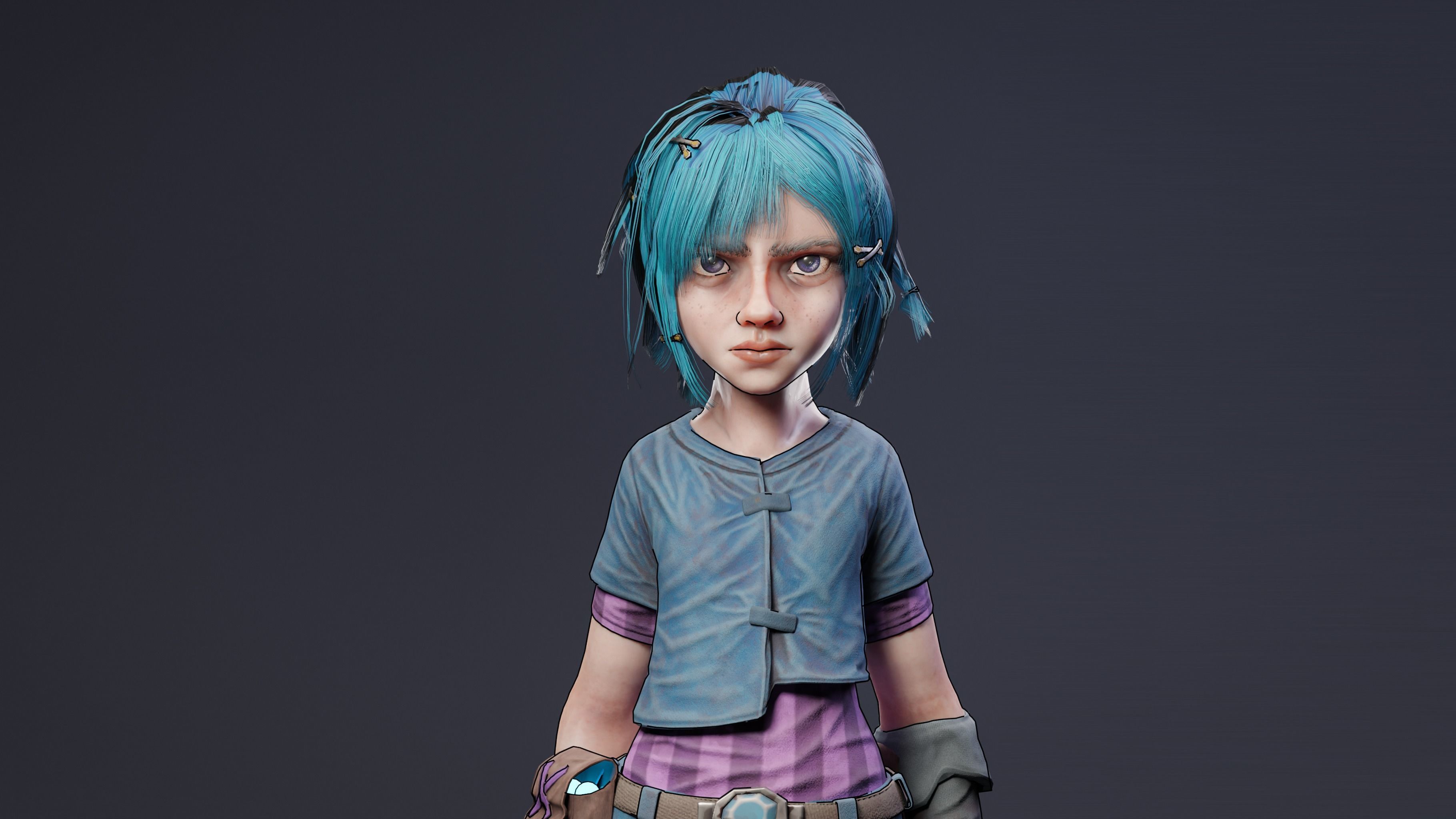 Jinx Powder Fanart 3D model | CGTrader